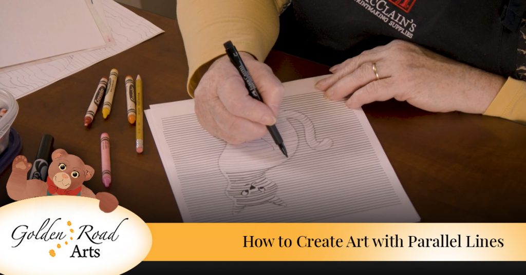 How to Create Parallel Line Art Using Available Tools | Golden Road Arts